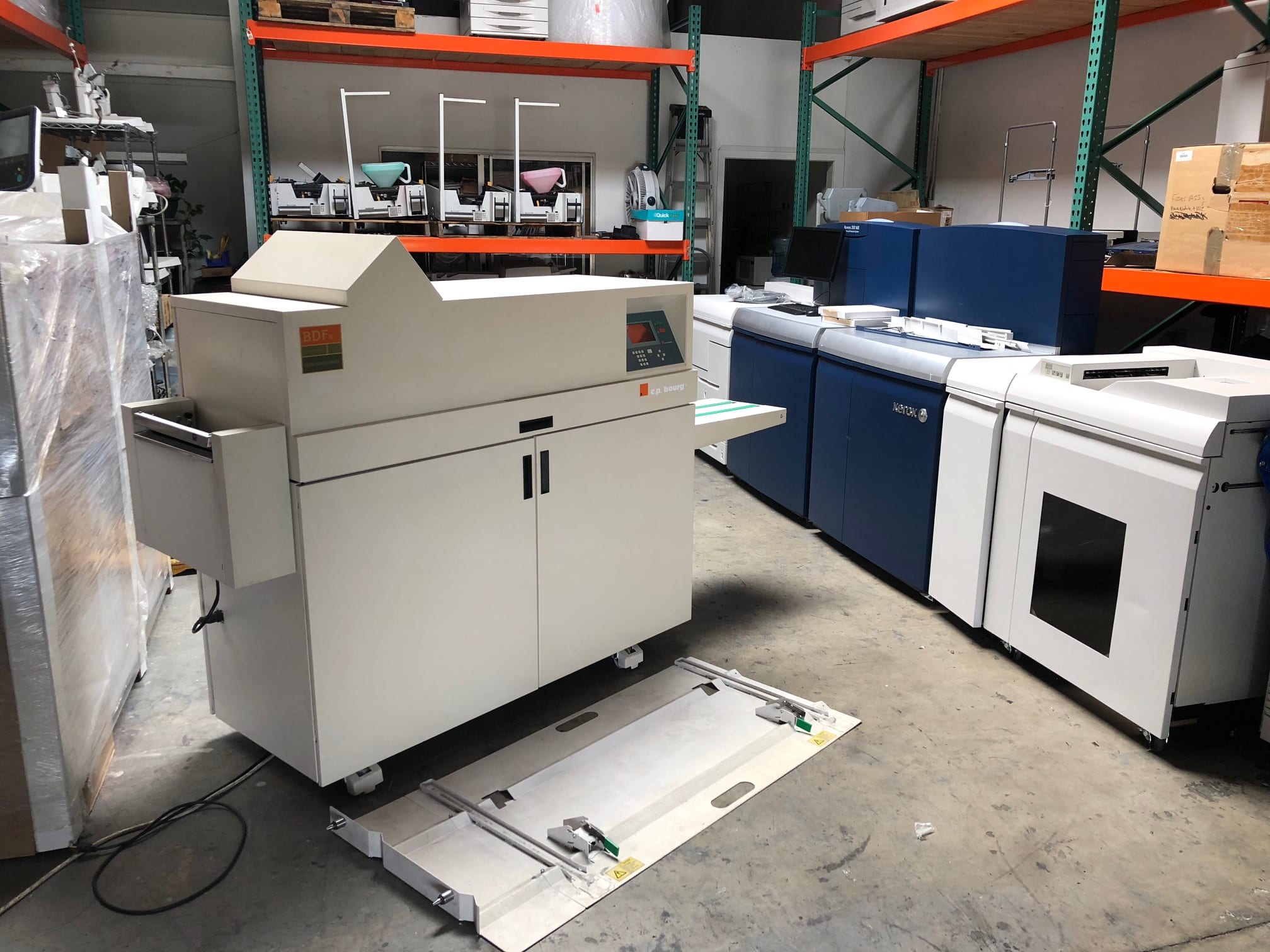 Used Xerox Nuvera BDFX Booklet Maker for sale. | X-Digital